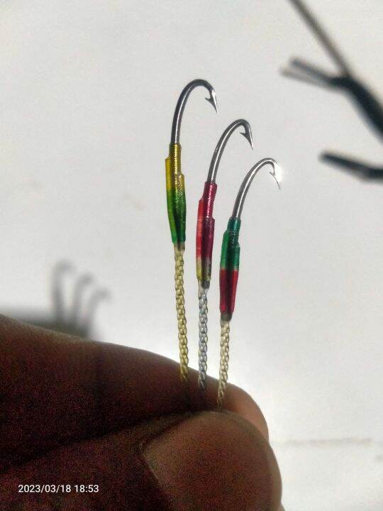 kail urek Belut siap pakai model parang, bahan baja putih anti karat ...