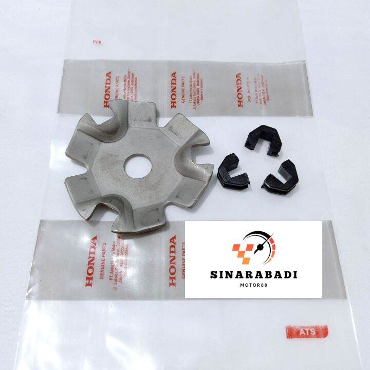 Paket Tutup Rumah Roller Assy + Klip Slider Honda KVB Vario Beat Fi ...