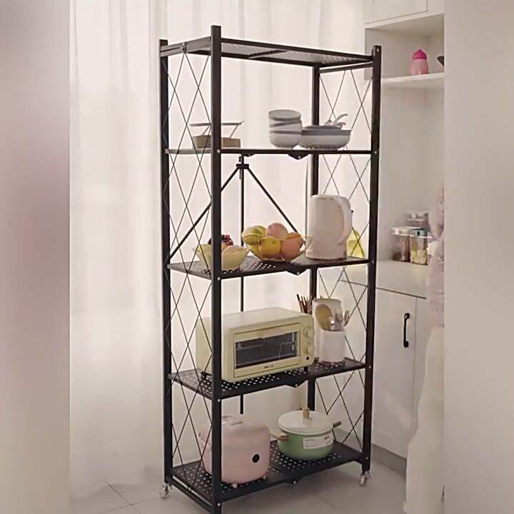 Fortune home Folding Kitchen Supplies Racks Kitchen Rack Organizer ...