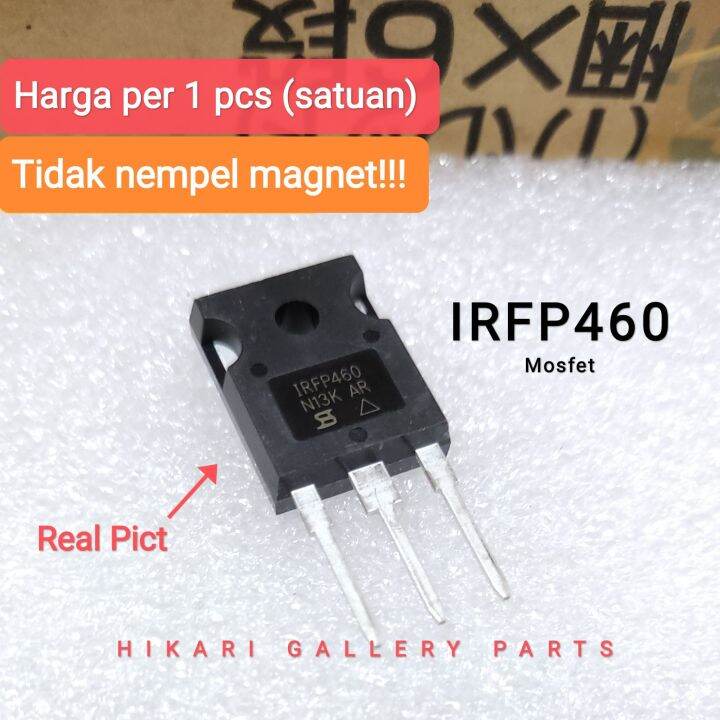 IRFP460 N-Channel Mosfet Transistor 20A 500-VOLT / IRF P460 N Mosfet TR ...