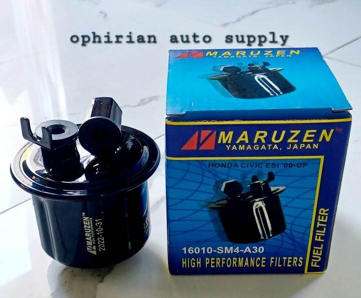 Maruzen fuel filter for Honda civic esi '00-up 16010-SM4-A30 | Lazada PH