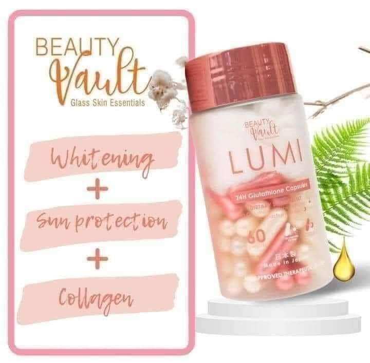 LUMI 24H GLUTATHIONE CAPSULES BY BEAUTY VAULT (60CAPSULE) | Lazada PH