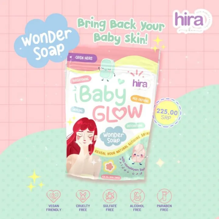 Hira Wonder Soap Baby Glow | Lazada PH