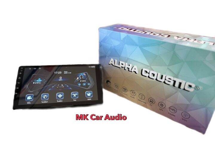 ALPHA COUSTIC (T8) จอ 9”/10” ตัวนี้9”Ram.2 Rom.32 CPU.8Core รองรับกล้องรอบคัน,กล้องAHD,Carplay ...