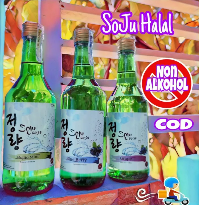 Dose Halal, non alkohol | Sparkling water soda | Lazada Indonesia