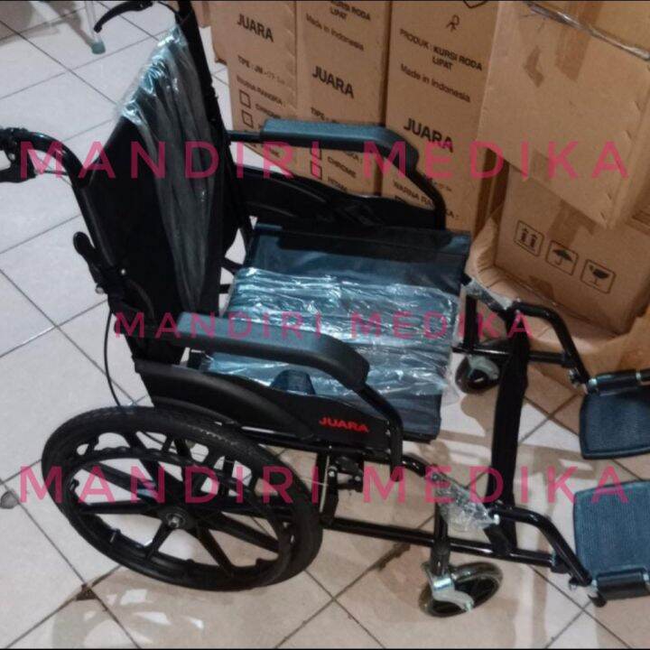 Kursi Roda Lipat Velg Racing All Black Juara | Lazada Indonesia