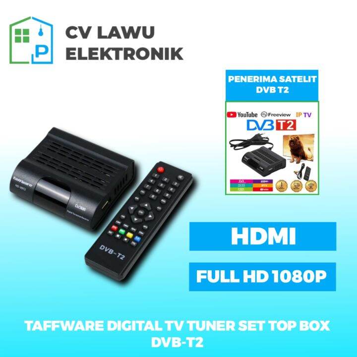 Set Top Box TV Digital Tuner Taffware STB Digital Satelit TV Tunner ...