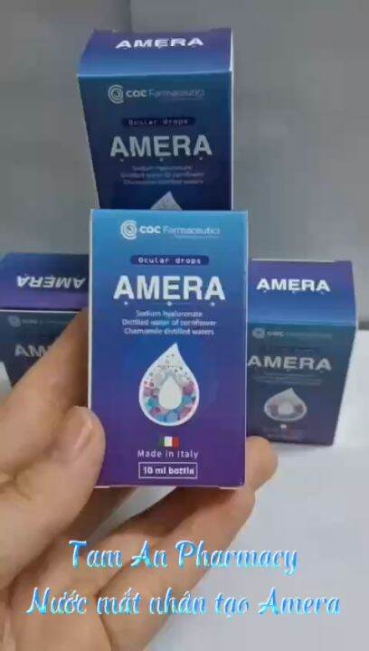 Nước Mắt Nhân Tạo Amera Chăm Sóc Mắt, Dung Dịch Nhỏ Mắt Nhỏ Lens Mắt Kính Áp Tròng Cận Thị, Giúp ...