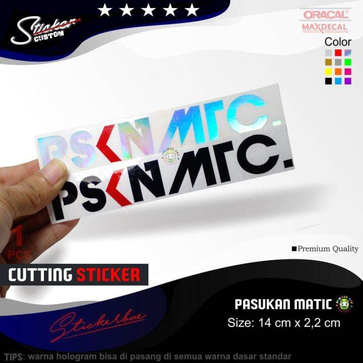 sticker cutting- stiker pasukan matic stiker PSKNMTC sticker viral ...