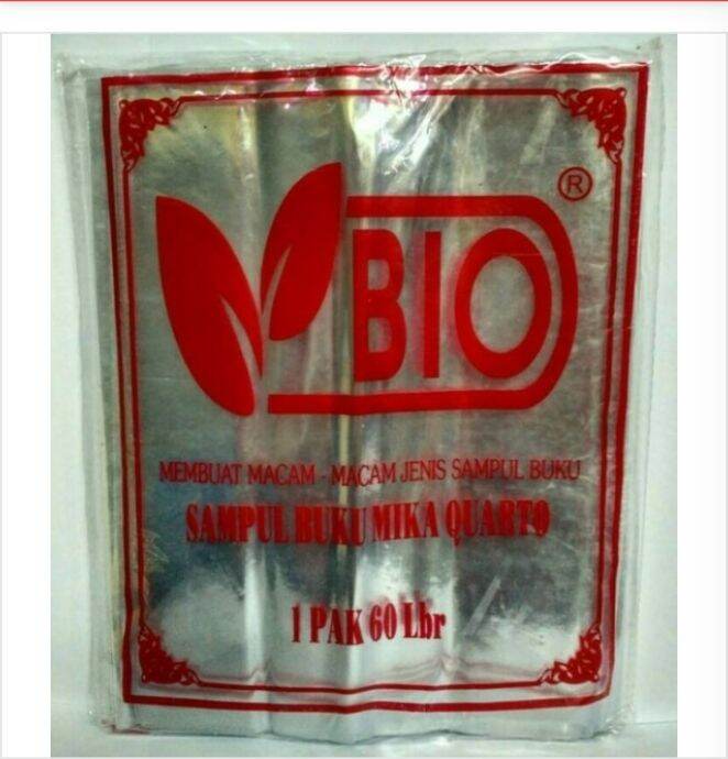 Sampul Buku Plastik Mika Uk Kwarto Pak Isi 60 Lembar Lazada Indonesia