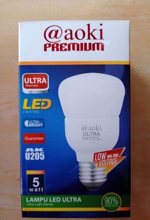 Lampu led aoki 5 watt ultra premium | Lazada Indonesia