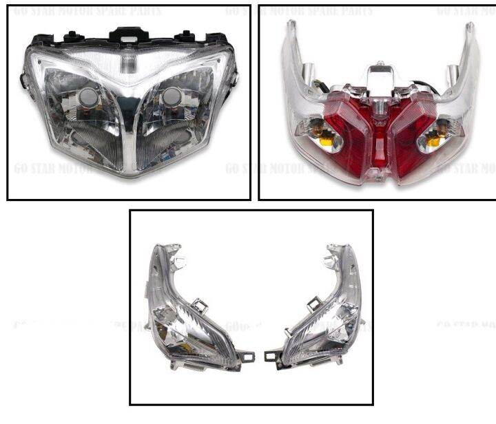 HONDA FUTURE 125 FUTURE125 FUTURE-125 HEAD LAMP / LAMPU DEPAN BELAKANG ...