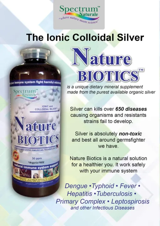 Colloidal Silver / Nature Biotics 250ml | Lazada PH