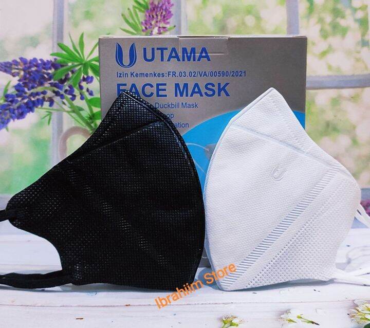 MASKER DUCKBILL UTAMA 4 PLY / MASKER DUCKBILL MURAH / MASKER DUCKBILL ...