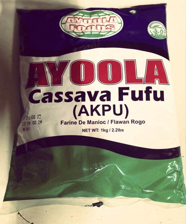 Cassava FuFu (1kg AKPU) Cassava Flour with expiry 25/08/24 | Lazada