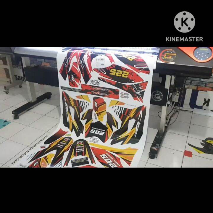 Sticker Sangkar Kotak Ebod Jaya Motif Decal Monster No 1 2 3 | Lazada Indonesia