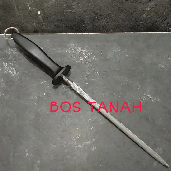 Asahan pisau stik Sharpening steel Honing steel Stick pengasah pisau 10 ...