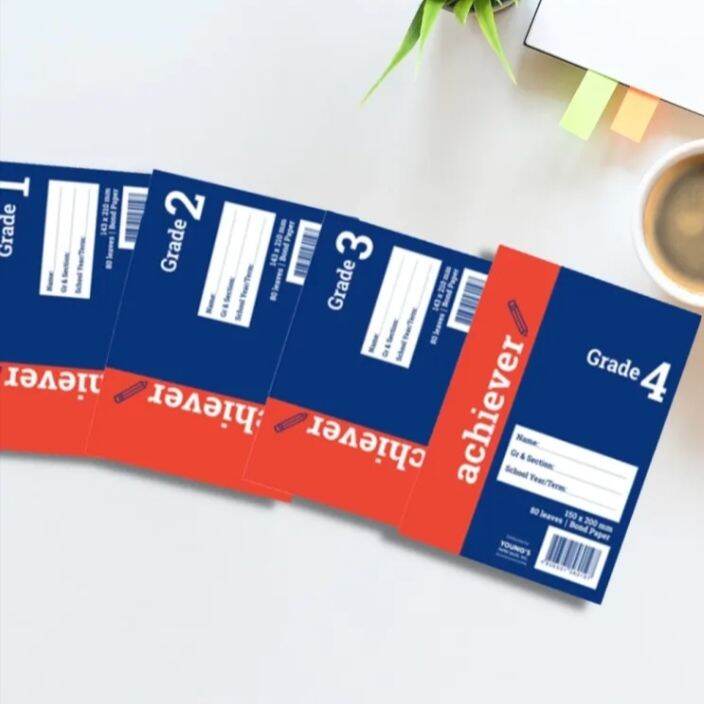 10 Pieces Writing Pad for Grade 1, 2, 3 and 4 80 Leaves | Lazada PH