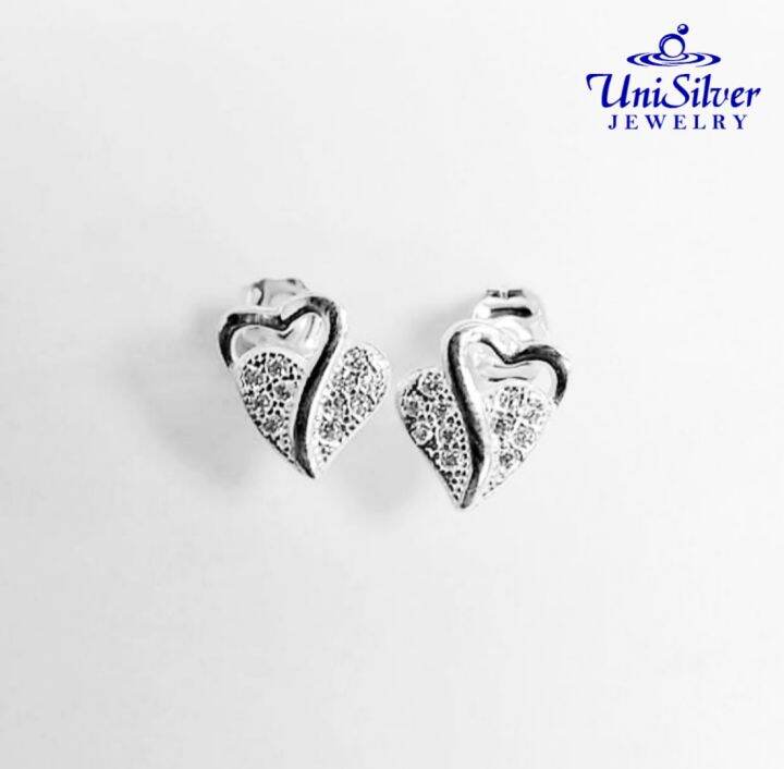 Unisilver 925 Sterling Silver Lady's Earring (ESM13-1001) | Lazada PH