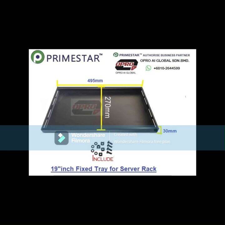 Primestar ™ 19inch Sirim Standard Solid Server Rack Equipment Tray ...