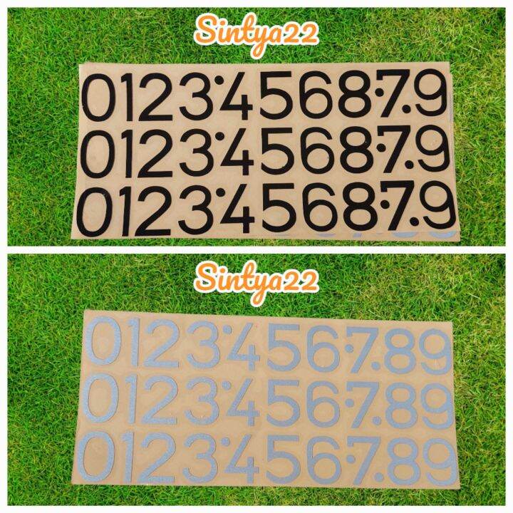 STICKER CUTTING NOMOR ANGKA PLAT TAHUN STICKER CUTTING | Lazada Indonesia