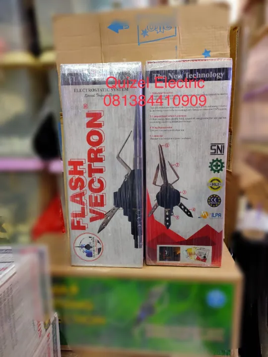 Penangkal Petir Flash Vectron FV6 R150 Radius 150 meter | Lazada Indonesia