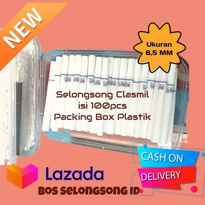 Kerajinan Kertas Selongsong 6,5 MM CLASMIL isi 100 ( Kertas + Busa saja ...
