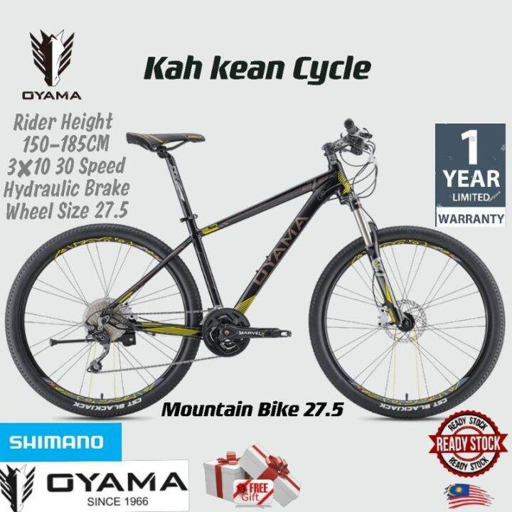 OYAMA MTB MOUTAIN BIKE 27.5 / 584 - SPARTA 3.7 (TAIWAN 2021) Shimano ...