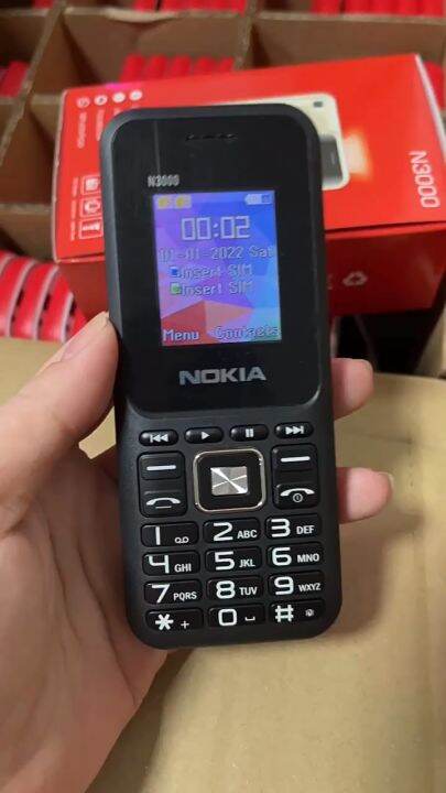 โทรศัพท์ NOKIA N3000ฟีเจอร์สองซิมแบบใหม่ดั้งเดิม | Lazada.co.th