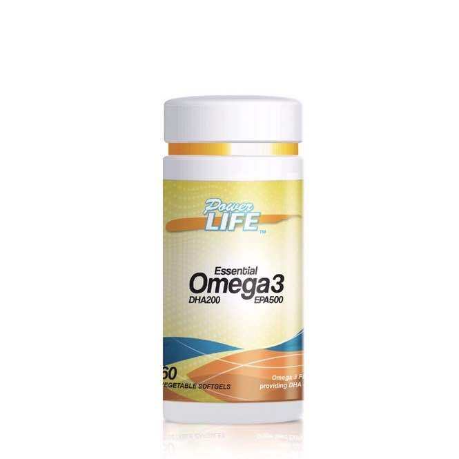Powerlife Essential Omega 3 (DHA 200mg EPA 500mg) 60’s | Lazada