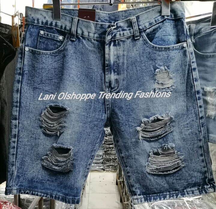 LATEST ARRIVAL OF RIPPED/TATTERED TOKONG FIT MAONG SHORT FOR MENS ...