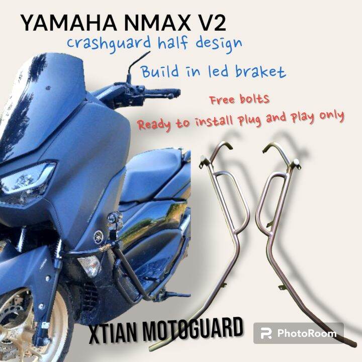 YAMAHA NMAX v2 - HALF CRASH GUARD (heavy duty) | Lazada PH