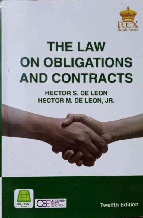 The Law on Obligations and Contracts (2021 Edition) by De Leon | Lazada PH
