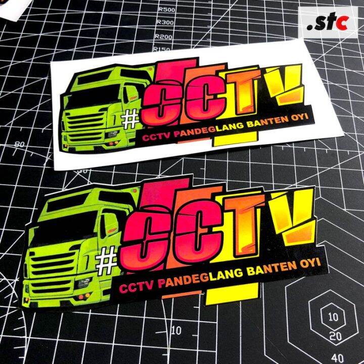 (isi 06) Sticker Graftac CCTV Truck Oleng Laminasi Anti Air Truk Mania ...