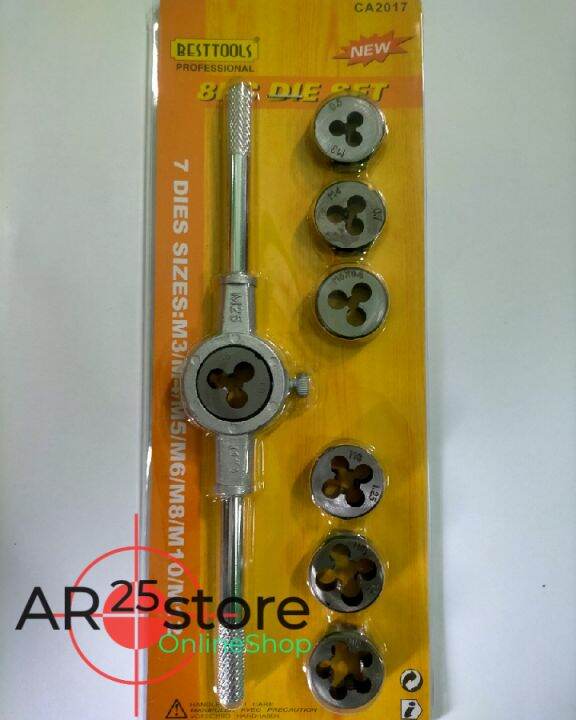 Alat Snai senai Pembuat Ulir Drat Bagian Luar M3-M12 alat perbengkelan ...