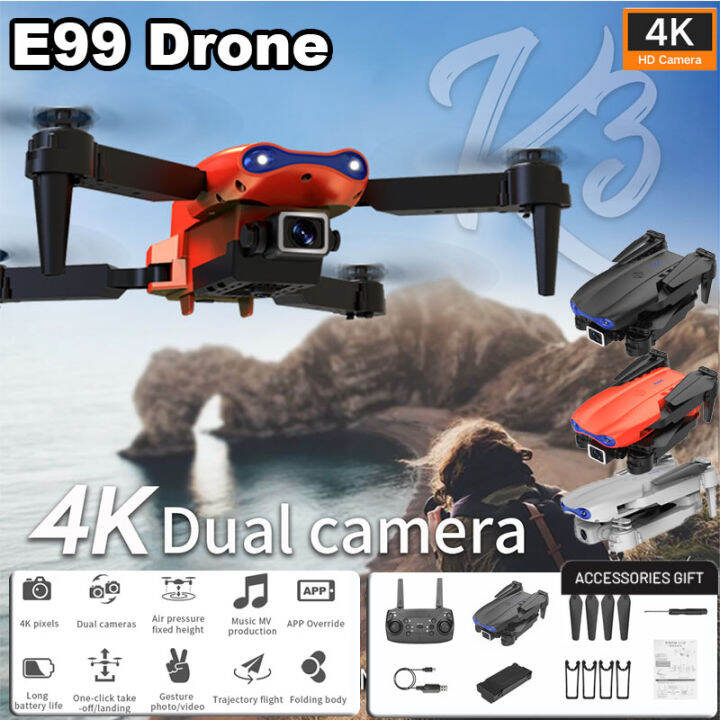 EHOME K3/E99 4k Drone HD wide-angle single camera 1080P FPV HD Drone ...
