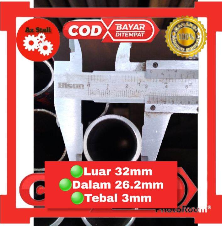 Pipa Besi 1 inch tebal 3mm x 60cm | Lazada Indonesia