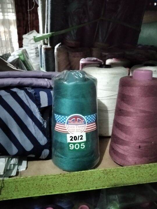 benang jahit jeans toyolon code 905 (1pcs) | Lazada Indonesia