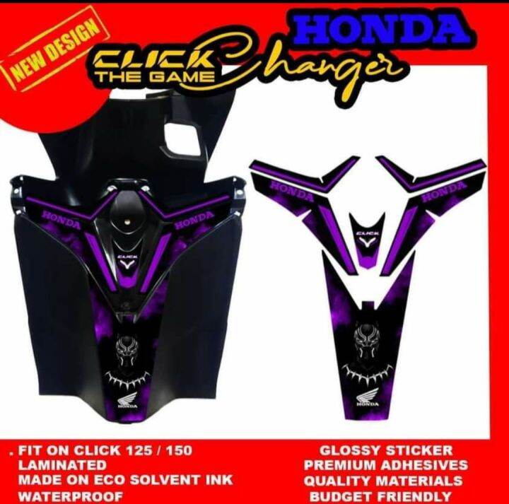 Click Cowling pad inner fairing sticker decals | Lazada PH
