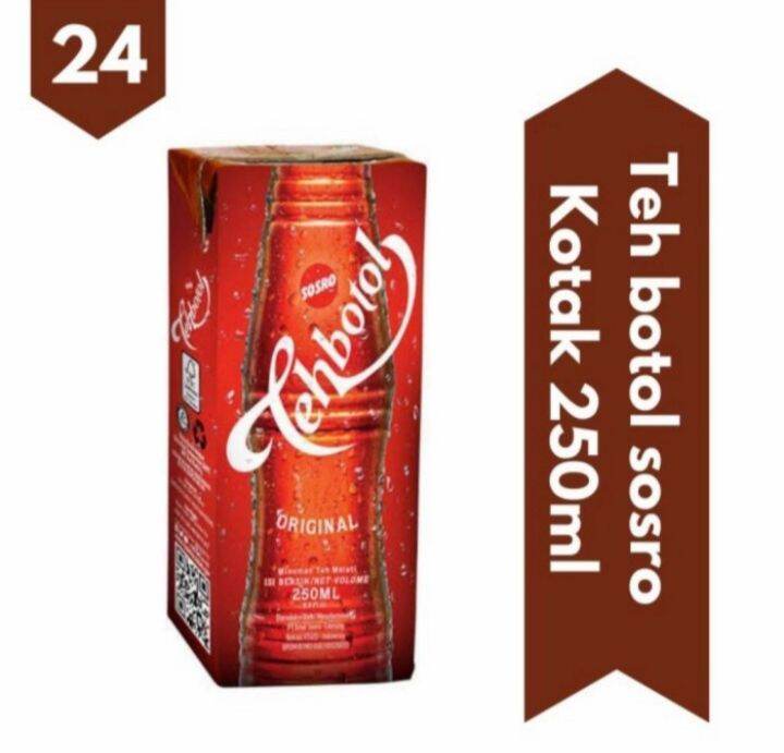 Teh Kotak Sosro 250 ML x 24 Pcs (PERDUS) | Lazada Indonesia