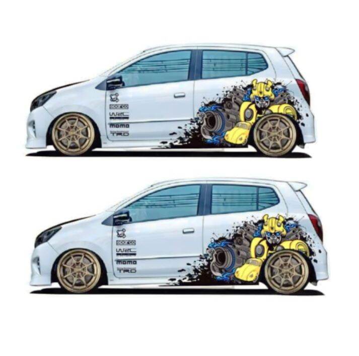 STIKER MOBIL MINI 3D | Lazada Indonesia