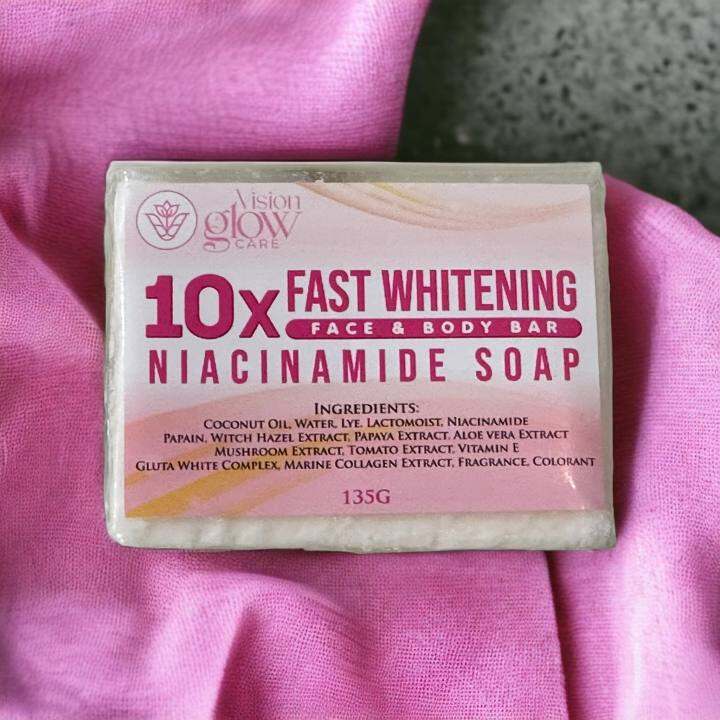 NIACINAMIDE BAR SOAP SCAR REMOVER 10X FAST WHITENING FACE & BODY BAR ...