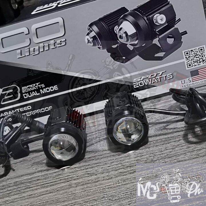 Lumina Pro Mini Driving Eco Lights V3 20watts Dual Mode | Lazada PH