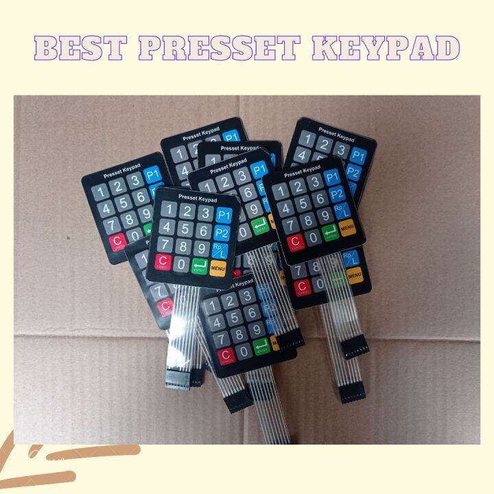 Best Presset Keypad Tombol Keypad Membrane Untuk Pom Mini Pertamini ...
