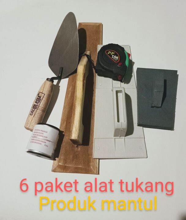 alat tulang plester aci paket 6 produk meteran 7,5m | Lazada Indonesia