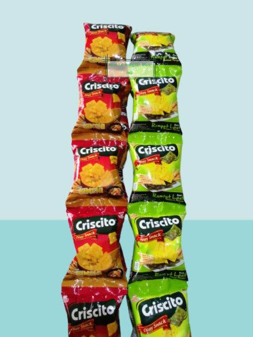 Criscito Crispy Snack Rumput Laut / Kimchi Renceng 10 Pcs x 10 gram ...