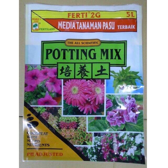 FERTI 2G POTTING MIX SOIL - 5 Liter | Lazada