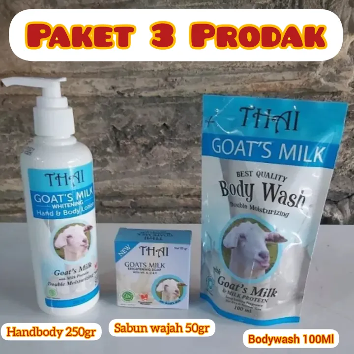 Paket Thai Goats Milk Kecantikan Sabun Susu Kambing Original | Lazada ...