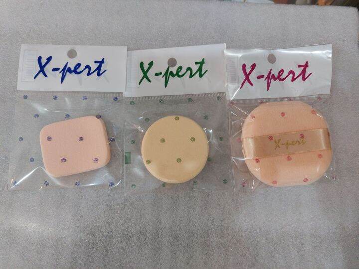 X pert xpert puff spons bedak tabur dan padat | Lazada Indonesia