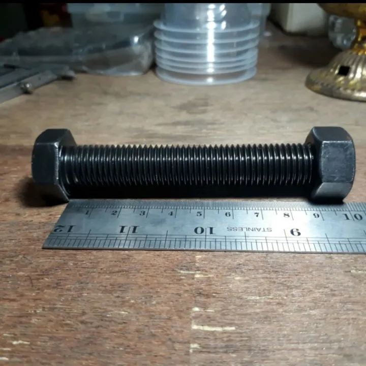 BAUT BAJA M12X100 FULL DRAT KUNCI 19.BAUT HTB 8.8 BAUT M12X100 FULL DRAT. | Lazada Indonesia